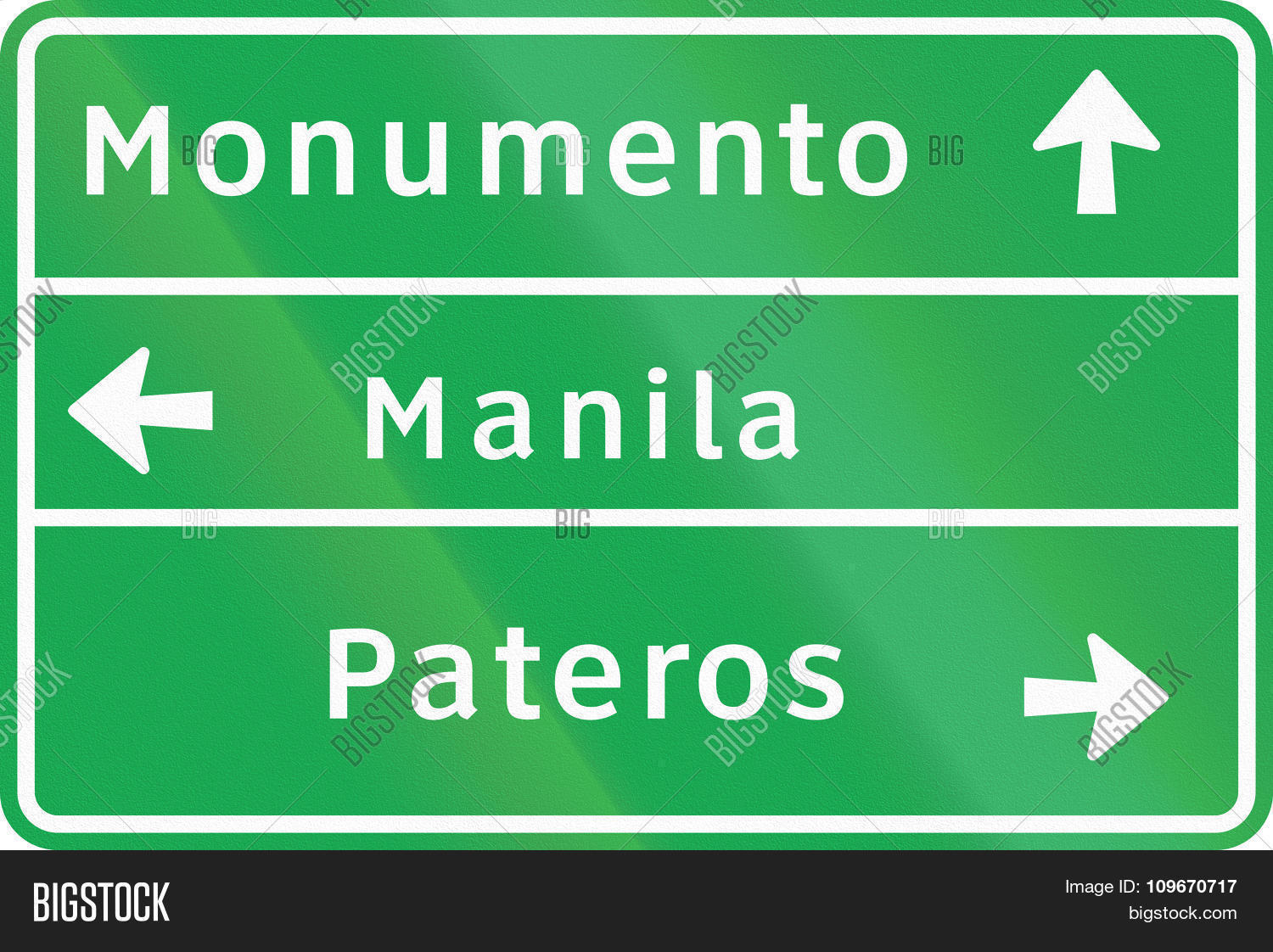 Road Sign In The Philippines - Stack Direction Sign (multiple ...