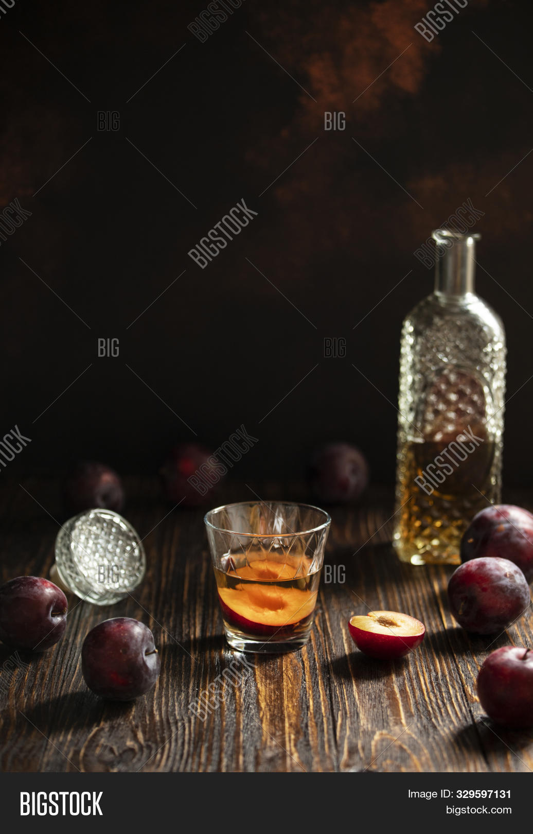 Rakia Or Rakija Traditional Balkan Fruit Brandy. Plum Brandy Sljivovica ...