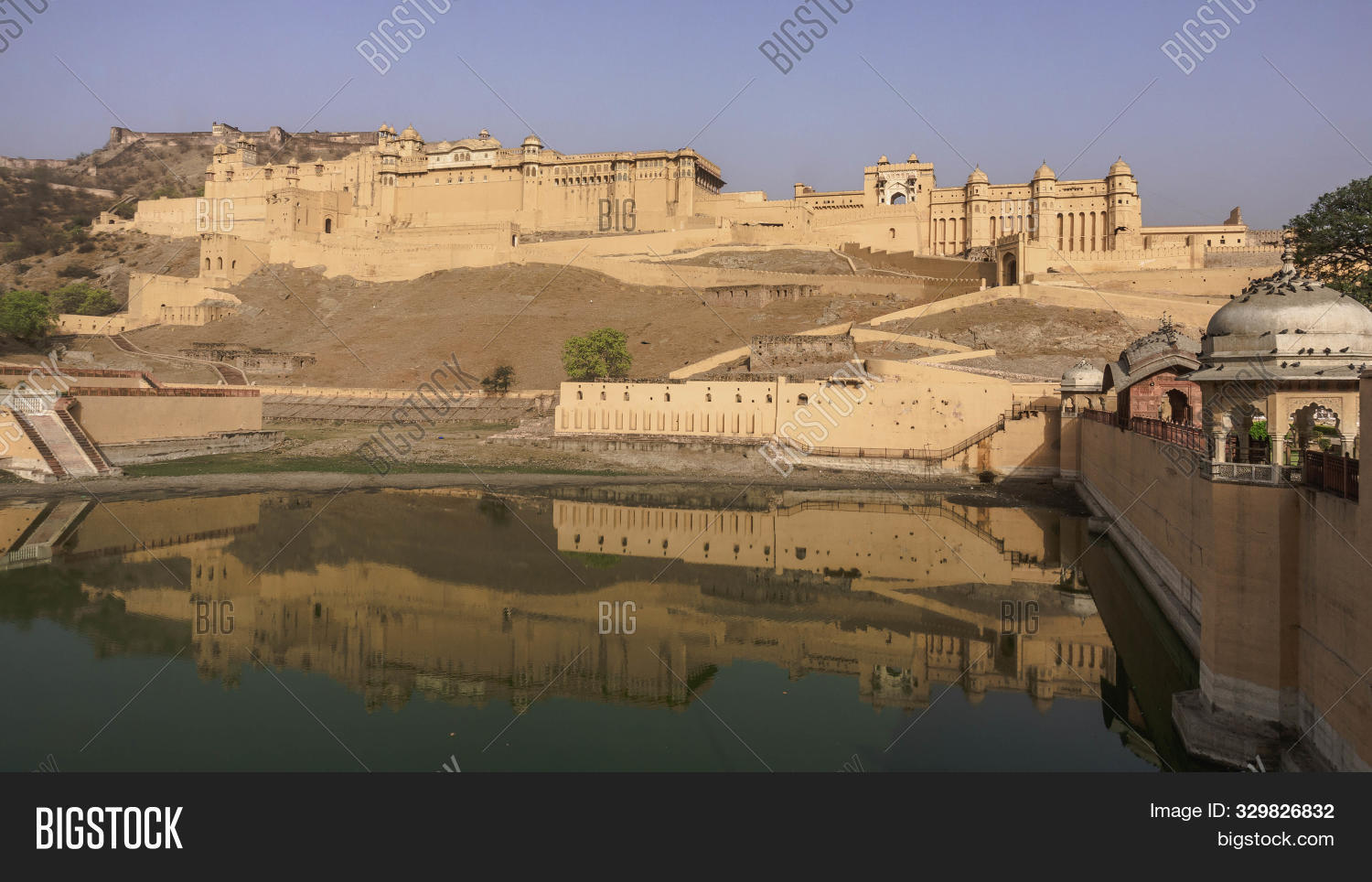 Amber Fort Is A Huge, Magnificent Palace And Fortress, An Example Of ...