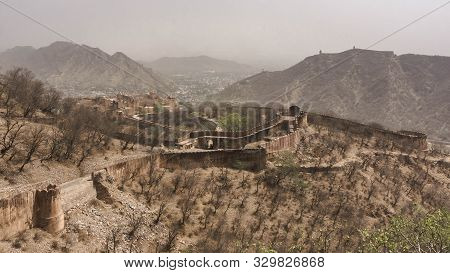 Amber Fort Is A Huge, Magnificent Palace And Fortress, An Example Of ...