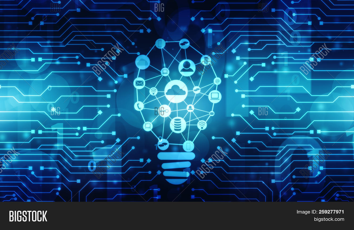 Bulb Future Technology, Innovation Background, Creative Idea Concept ...