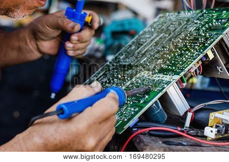 Electronic Technology Repair television Occupation Renovation Fix ...