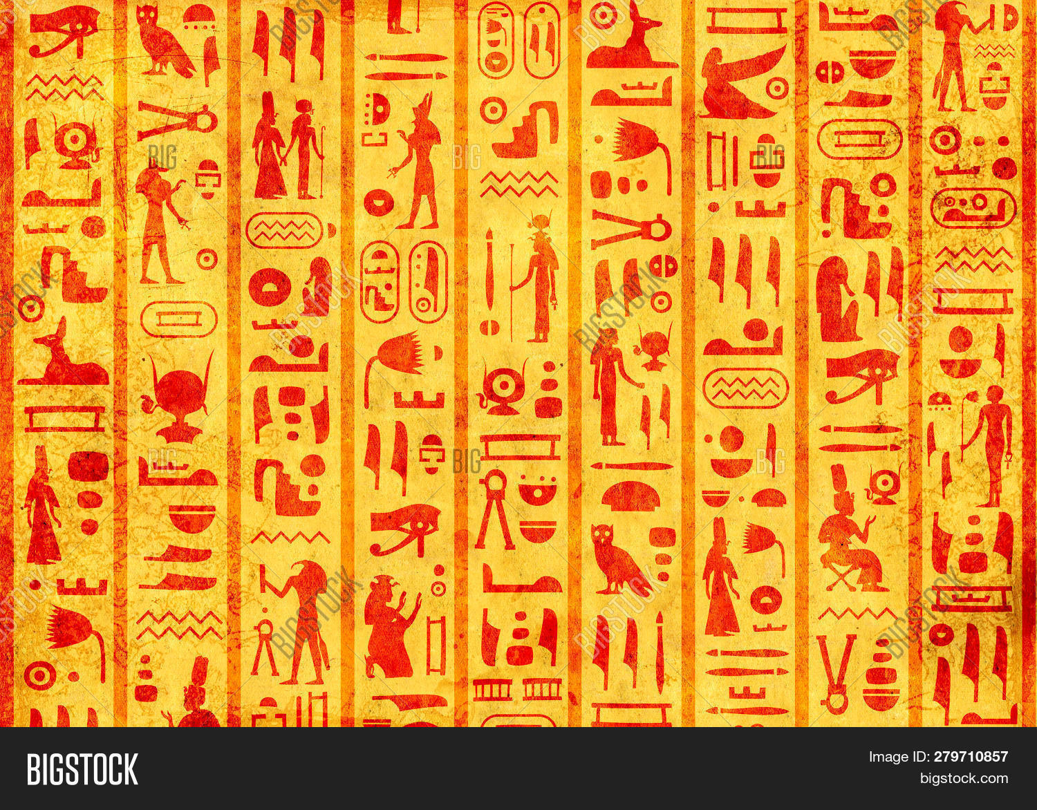 Grunge background with old paper texture of yellow color and ancient ...